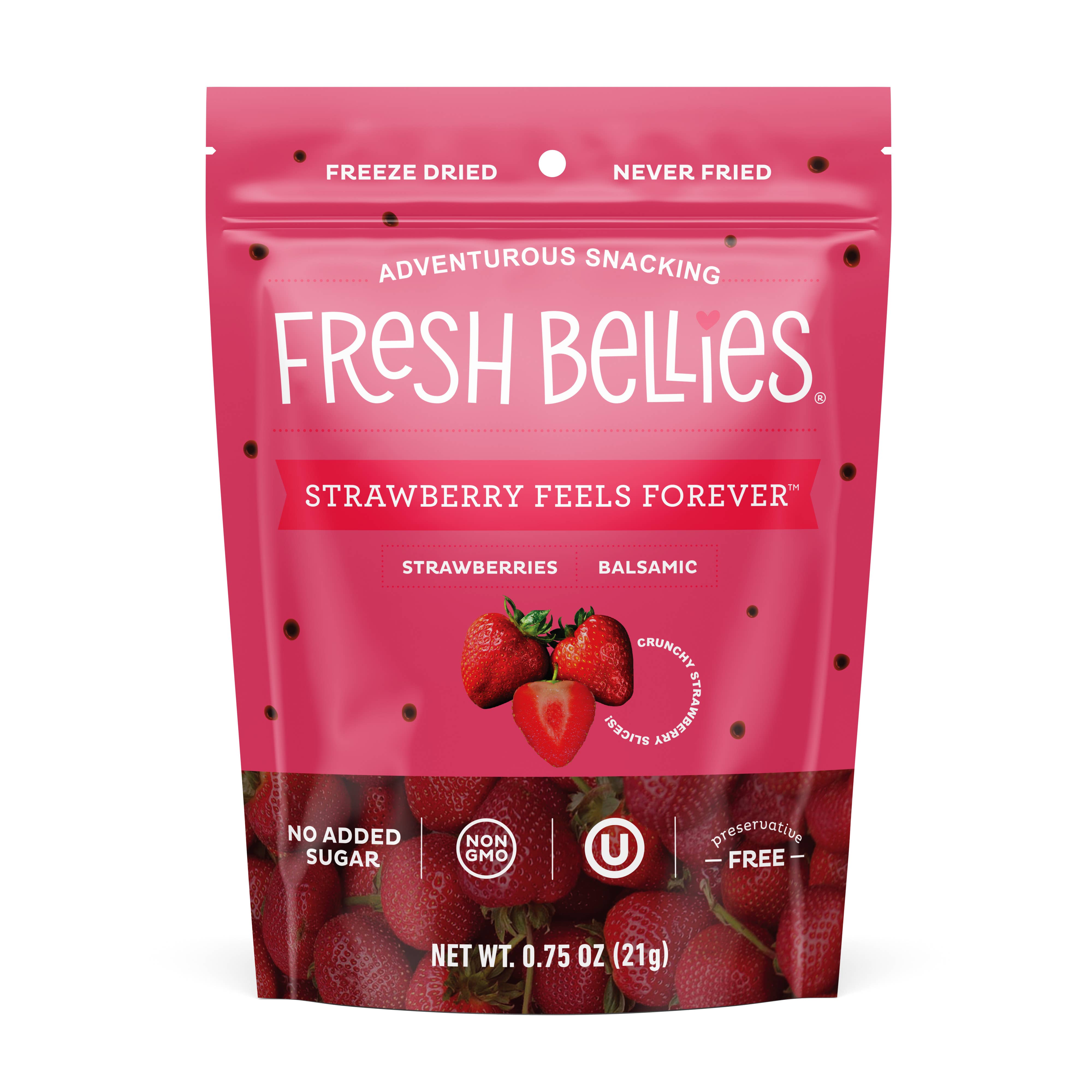 Fresh Bellies - Adult - Strawberry Feels Forever Freeze-Dried Snacks